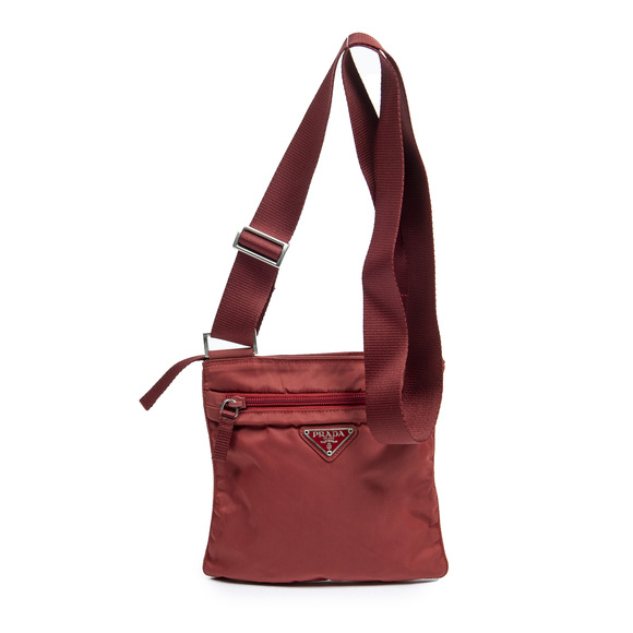 Prada | Bags | Prada Mini Crossbody In Red Nylon Canvas | Poshmark